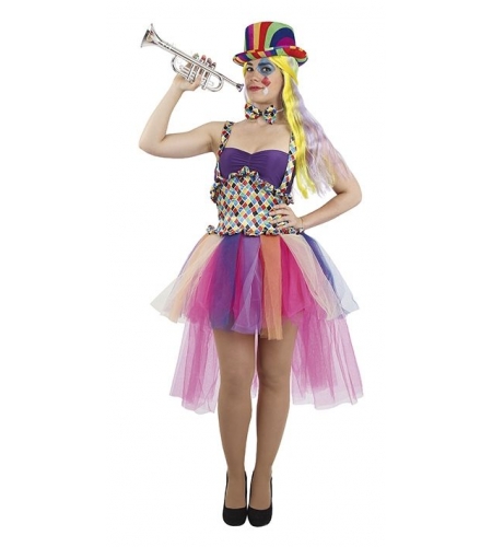 Female harlequin costume, adult